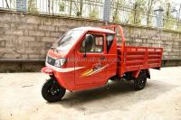 China Front Drum and Rear Drum Brake System 150-300 cc Closed Cabin Street Legal Trike for Cargo for sale