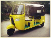 China Dayang 250cc Taxi Tricycle for 4 Passengers Closed Body Performance and Comfort for sale