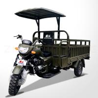 China Cargo Tricycle Three Wheel Motorcycle with Two Seats and 10-20L Fuel Tank Capacity for sale