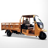 China 32Ah Storage Battery Heavy Duty Closed Cabin Adult Tricycle with Keel 40*100mm Frame for sale