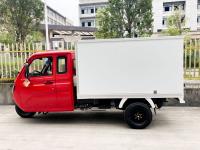 China 300cc Closed Iron Cabin 3 Wheel Tricycle With Cargo Box For Adult In Columbia for sale