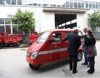 China 300cc 4 Stroke Enclosed Tricycle for 5 People and 600kg Loading Capacity in Peru 2016 for sale