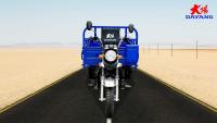 China Maximum Speed of ≥70Km/h Gas Powered Cargo Tricycle with Front Disc Rear Drum Brake for sale