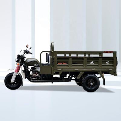 China Single Cyclinder 4 Stroke Engine Type Gasoline Tricycle Cargo Truck for Chassis 50*100 for sale