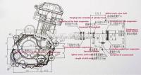 China 11.5/7000kw/rmin Chongqing Zongshen 300cc Water Cooled Gasoline Engine Accessories for sale