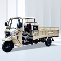 China 500kg Curb Weight Moto Bajaj Motor Tricycle with Spacious Cargo Box Size 2.4*1.35m for sale