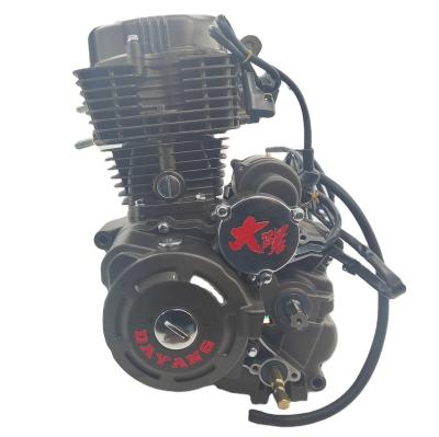 China Wind Cooling 200cc Motorcycle Tricycle Engine Air Cooled CG200 Max Black Cylinder for sale