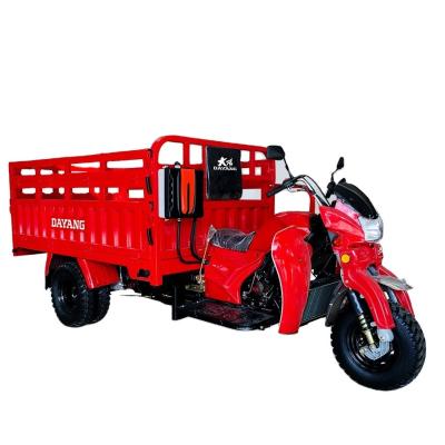 China DAYANG Ghana Cargo Motorized Tricycle Loading Rickshaw 300CC Three Wheel Motorcycle for sale