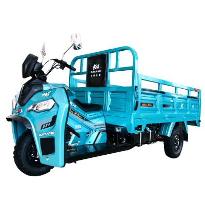 China 250cc Self Loader Three Wheel Cargo Tricycle with Cooling Mode Method Chassis 50*100 for sale