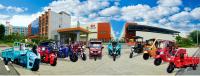China 1000Kg Motorised Tricycle Three Wheel Cargo Motorcycle with 12V Electric and Kick Start for sale