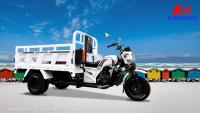 China Iron 200cc Three Wheeler Motorized Cargo Tricycle with 4.5 L / 100km Fuel Consumption for sale