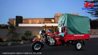 China Fuel- 800W Motorized Tricycle with 150cc/175cc/200cc Engine and Tarpaulin Cargo Bike for sale