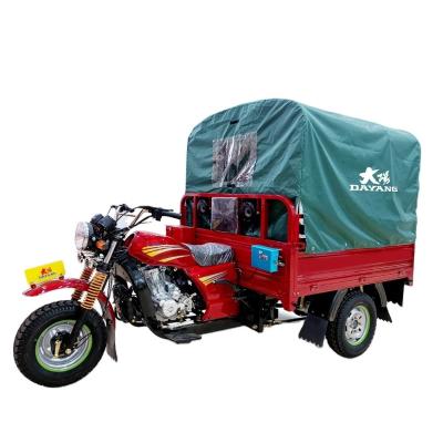 China DAYANG Model Prince Cargo Tricycle with Tarp and Fuel Type Gasoline Made in 320 * 80 for sale