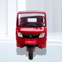 China Water-Cooled Engine Semi Cab Tricycle with Double Lights and Strong Loading Capacity for sale