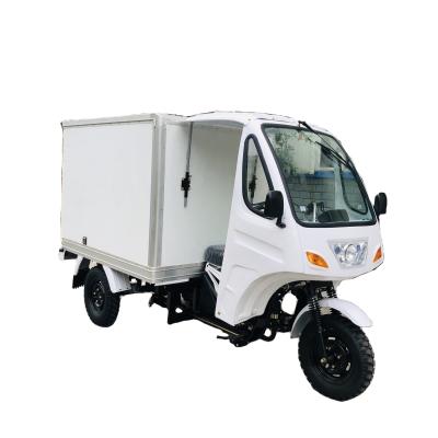 China DAYANG Closed Body Express Cargo Tricycle AIR-cooling Engine 4.5 inch for B2B Shipping for sale