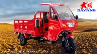 China DAYANG Semi Cabin Cargo Tricycle 200CC/250CC/300CC Heavy Duty 1 12V Electrical System for sale