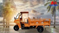 China Water-Cooling Engine 250cc Semi Cabin Motorized Cargo Tricycle for Your Business for sale