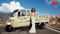 China Dayang 3wheels Motorcycle Tricycle with Customized Cargo Box Size 2.4*1.5 and 12V Power for sale