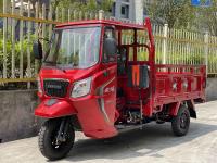 China 800W DAYANG Semi Cabin Cargo Tricycle with 250cc Engine and Hydraulic Strut Motorcycle for sale