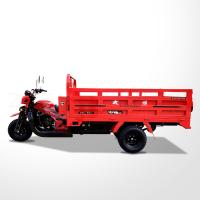 China DAYANG 300cc Motorcycle Tricycle 5 3 Rear Spring Leafs Open Body Type Red Cargo Adult for sale