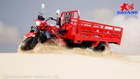 China DAYANG 300cc Motorcycle Tricycle 5 3 Rear Spring Leafs Open Body Type Red Cargo Adult for sale