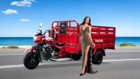 China 300cc Heavy Duty Q8 5 Wheels Motorized Cargo Tricycle for Passenger Transportation for sale