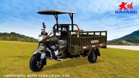 China Semi-floating Rear Axle 200cc 250cc 300cc Heavy Loading Truck Tricycle with Semi Cabin for sale