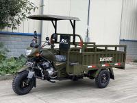 China Semi-floating Rear Axle 200cc 250cc 300cc Heavy Loading Truck Tricycle with Semi Cabin for sale