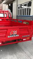 China Drum Brake DAYANG Enclosed Cabin Tricycle 250CC/300CC/350CC Three Wheel Motorcycle in Red for sale