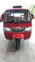 China Drum Brake DAYANG Enclosed Cabin Tricycle 250CC/300CC/350CC Three Wheel Motorcycle in Red for sale
