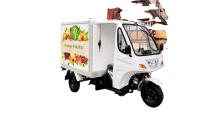 China Popular Model Semi Cabin 200cc Cargo Tricycles Trike Three Wheel Motorcycle Made for sale
