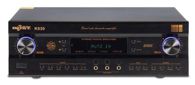 China 2 channel 350W professional high power PA audio karaoke amplifier K830 for sale