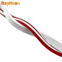 China Side View Silicone Neon Tube 08*16mm Red LED Strip Lights IP67 Waterproof Customized for sale