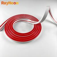 China Side View Silicone Neon Tube 08*16mm Red LED Strip Lights IP67 Waterproof Customized for sale