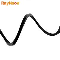 China Black Flex Waterproof LED Neon Lights10*10mm Waterproof Outdoor Neon Decorative Lights for sale