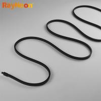 China Full Black Outdoor LED Neon Strips 13*5mm Waterproof Flexible RGB LED Neon Light Strip for sale