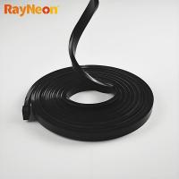 China Full Black Outdoor LED Neon Strips 13*5mm Waterproof Flexible RGB LED Neon Light Strip for sale
