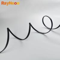 China Full Black Outdoor LED Neon Strips 13*5mm Waterproof Flexible RGB LED Neon Light Strip for sale