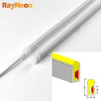China 06*13mm IP65 Waterproof Neon Lights 12V Silicone Side View RGB LED Neon Flex Strip Light for sale
