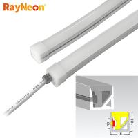 China IP67 Waterproof Neon Lights 24V 16*16 SMD2835 Flexible Colorful RGB LED Neon Rope Light for sale