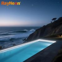 China Outdoor Swimming Pool IP68 PU Neon Flex Light DC12V / 24V Waterproof LED Neon Flex Strip for sale