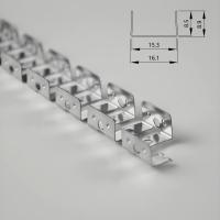 China 15*10 Flexible Silicone Neon Light Accessories Silver Appearance Color for sale