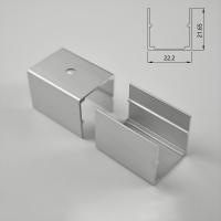 China 20*20 Flex Silicone Neon LED Light Accessories Width 22.2mm Height 21.65mm for sale
