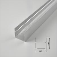China 20*20 Flex Silicone Neon LED Light Accessories Width 22.2mm Height 21.65mm for sale