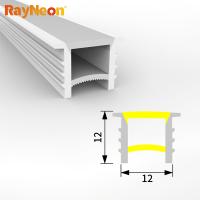 China 12*12mm White Silicone Cover For LED Strip Light Casing 5mm / 6mm Board Width for sale