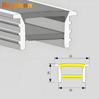 China Anti Yellowing Silicone Cover For LED Light Strip Indoor Lighting 20*14mm for sale
