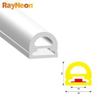 China Flexible LED Silicone Neon Strips 15*13 180 Degree Circular Outdoor LED Neon Flex Light for sale