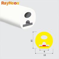 China Outdoor Flexible Silicone Neon Strip Light 180 Degree Circular Waterproof LED Neon Lights for sale