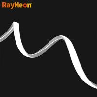 China Fan Shaped Silicone Neon Strip Light Waterproof Flexible 90 Degree Curved LED Strip Light for sale