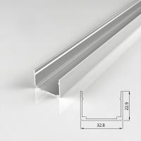 China 30*20 Flexible Silicone Neon Light Accessories Silver LED Neon Flex Clips for sale